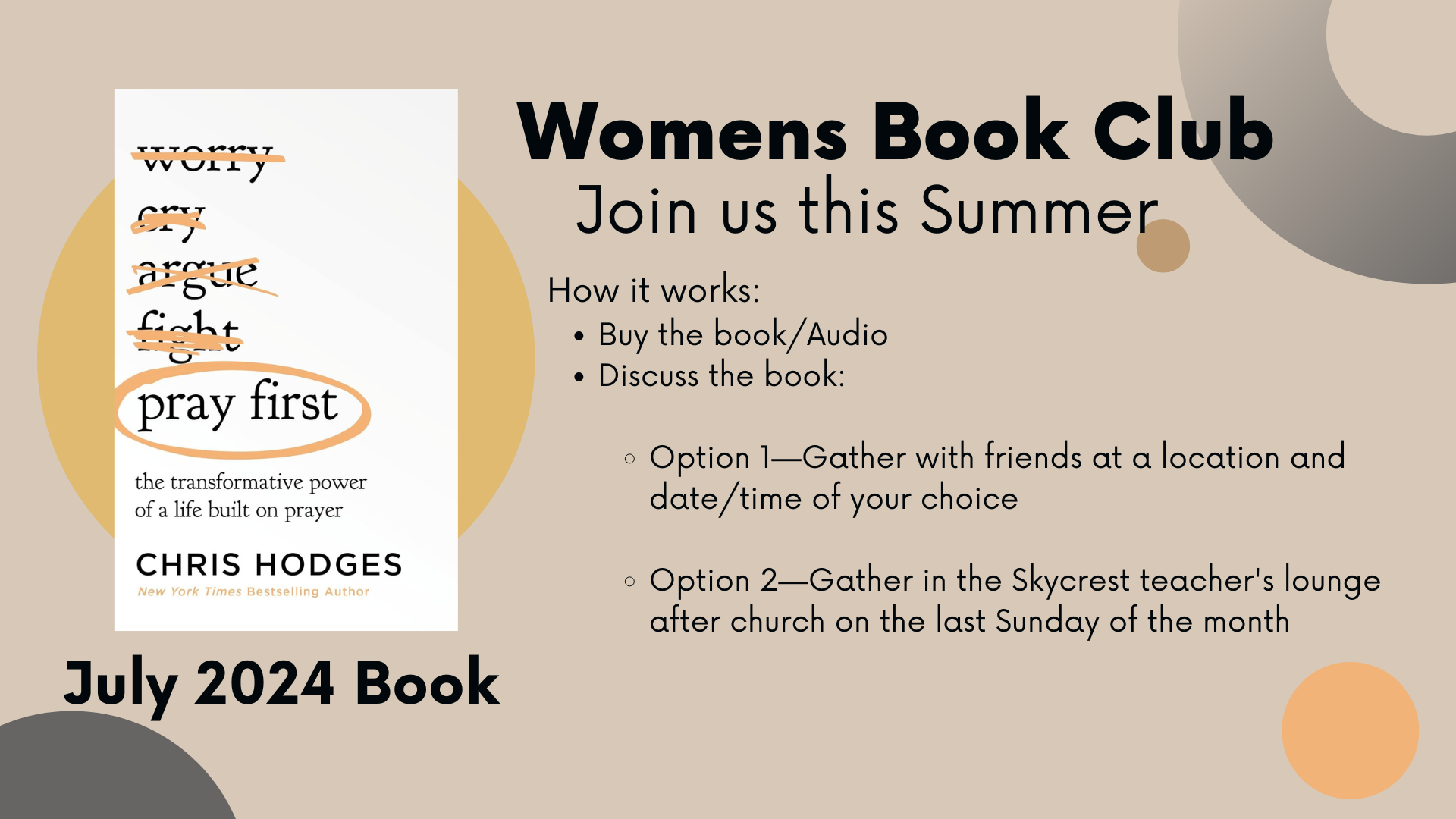 Skycrest Scoop – Skycrest Community Church